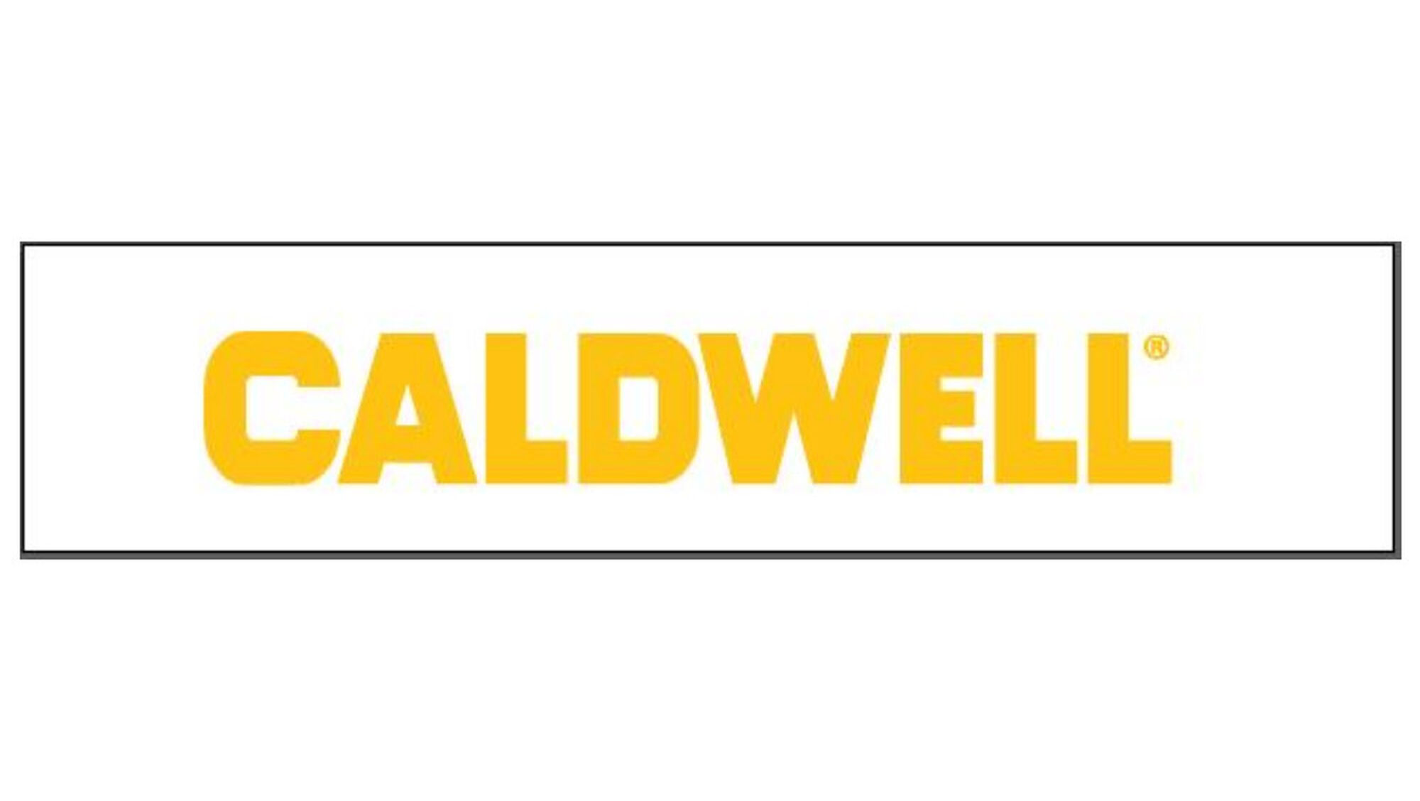 Caldwell Logo Sticker Yellow - Large | Caldwell