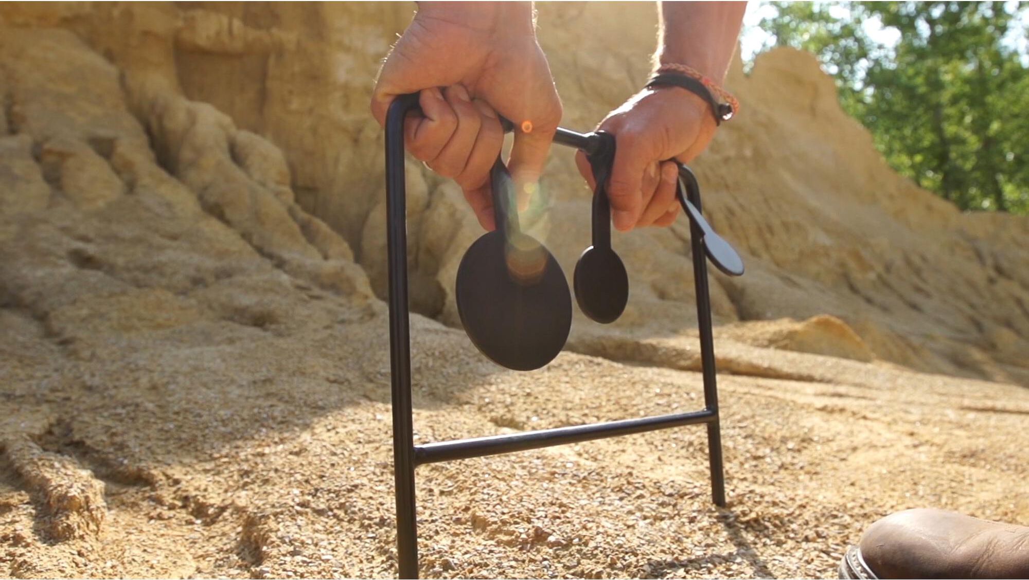 Triple Spin .22 Rimfire Swinging Target | Caldwell