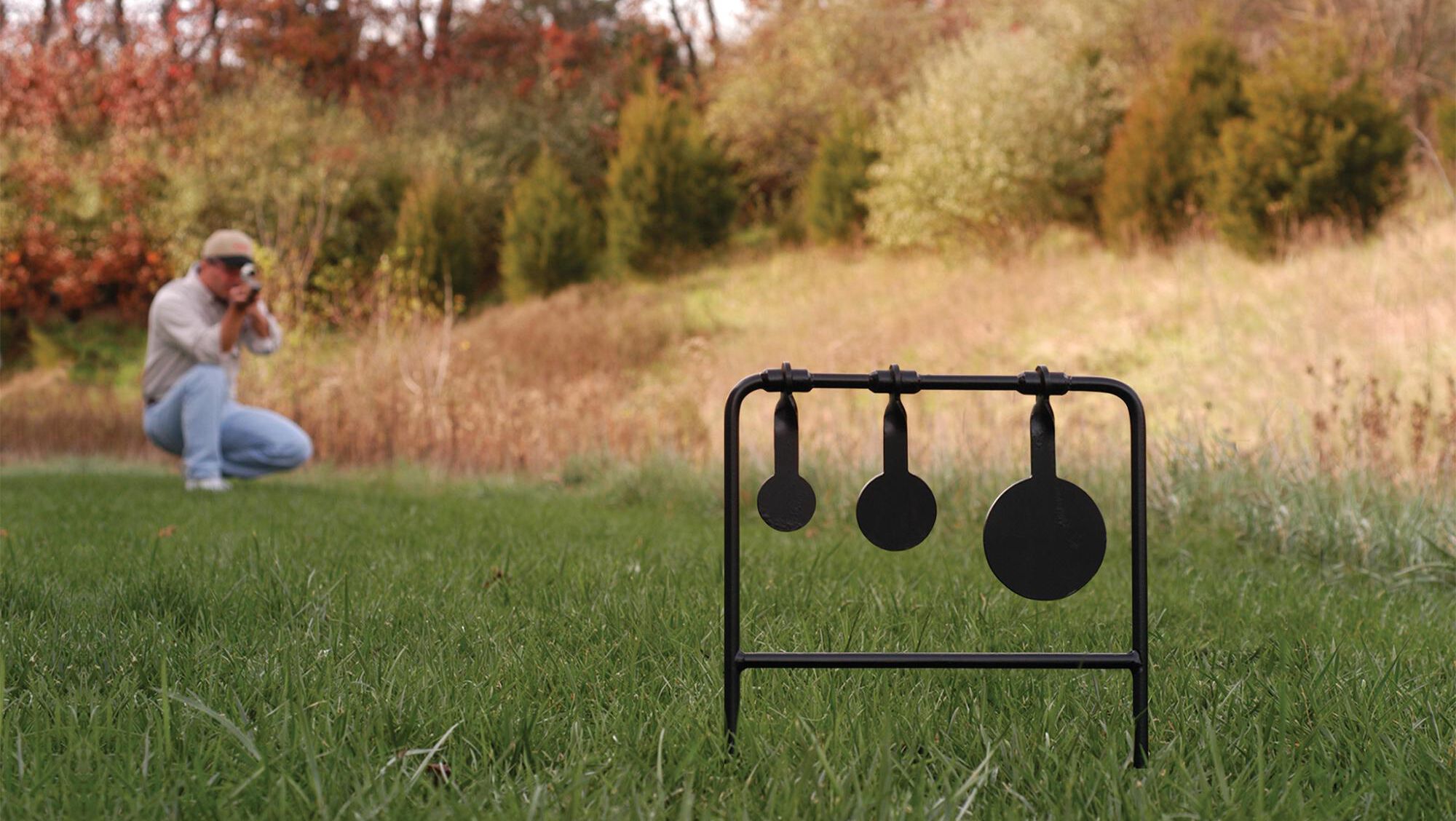 Triple Spin .22 Rimfire Swinging Target | Caldwell