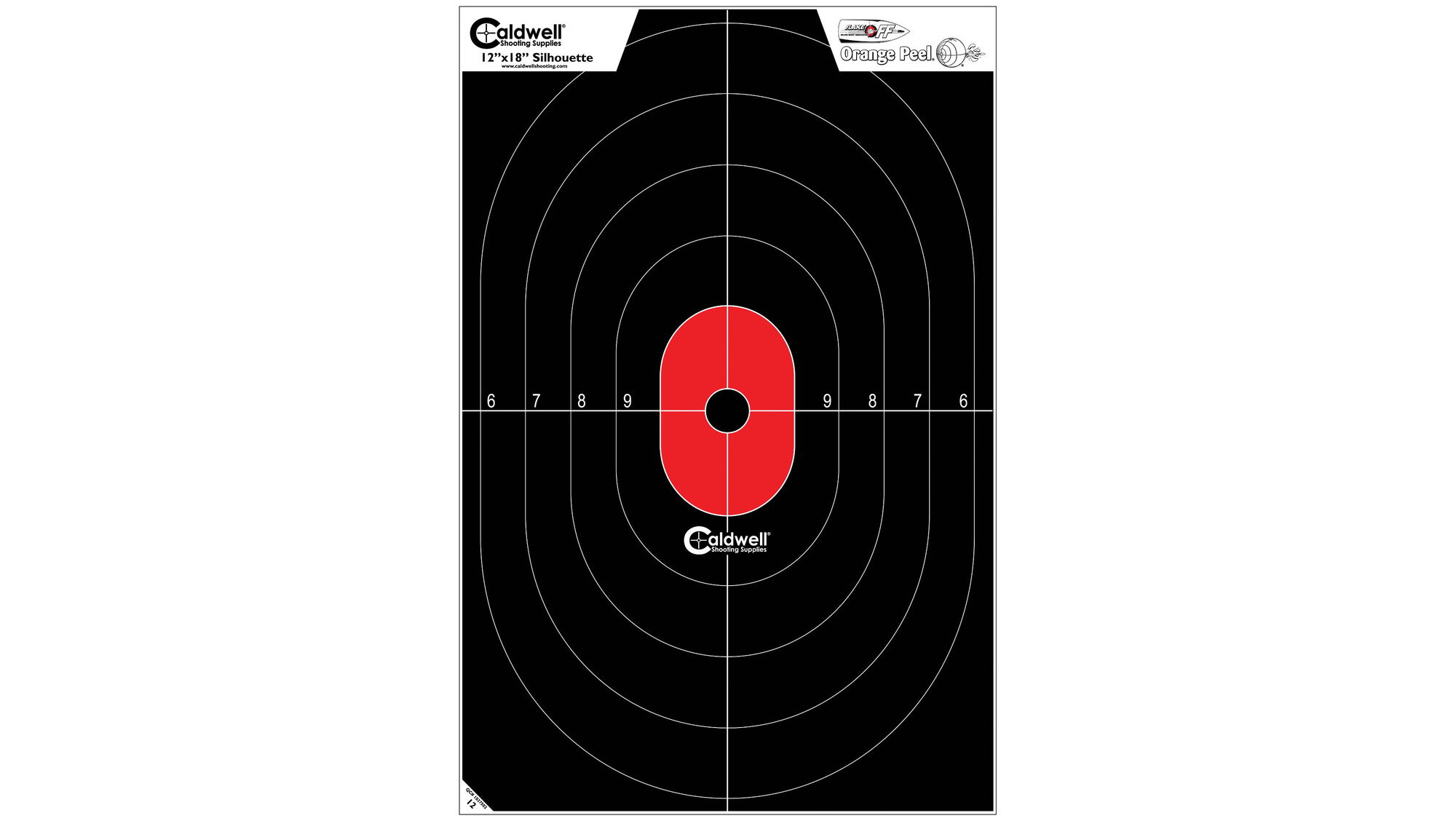 Silhouette Center Mass Target 8pk