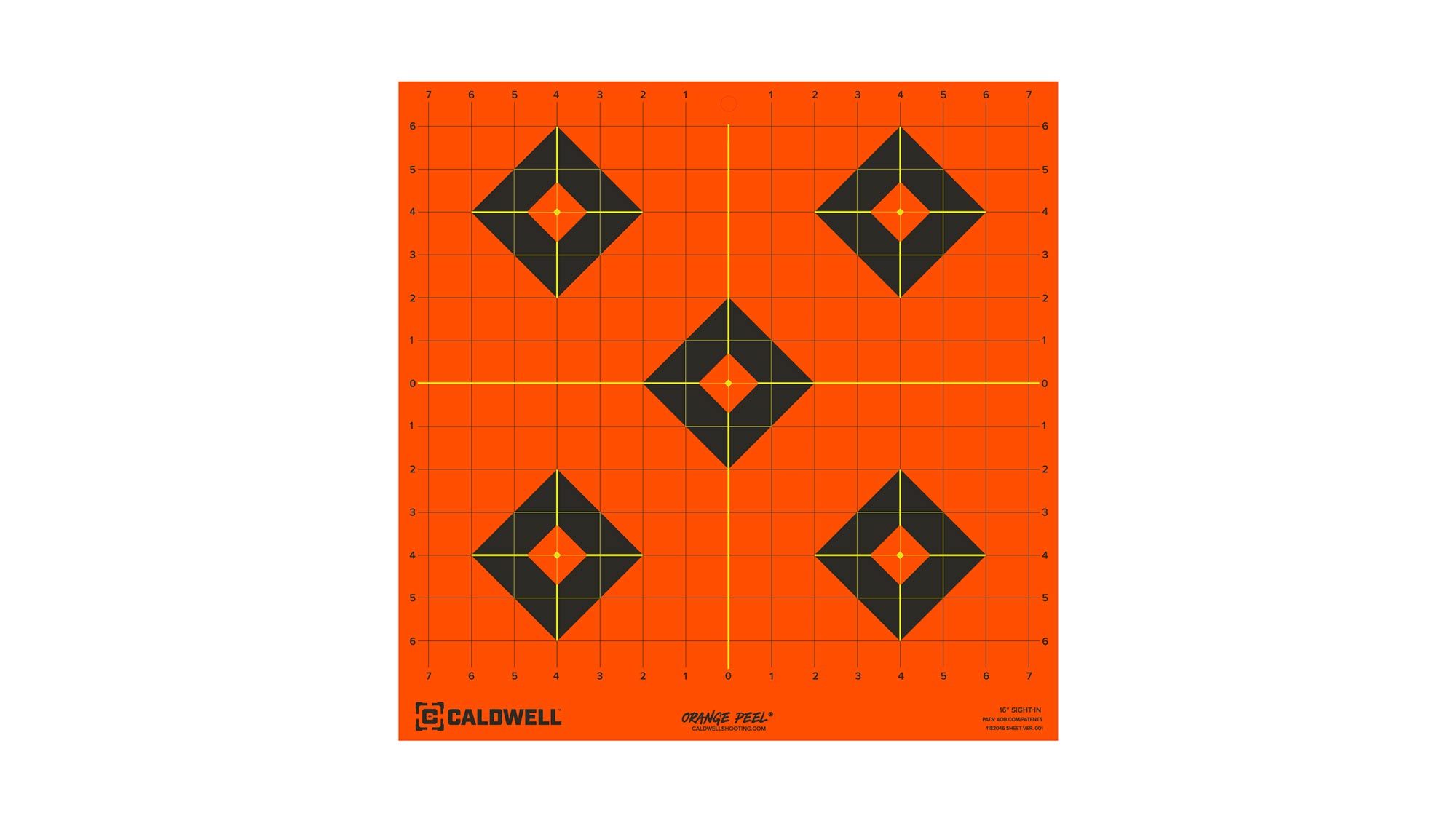 Gen 2 - Orange Peel 'Sight-In' Targets | Caldwell